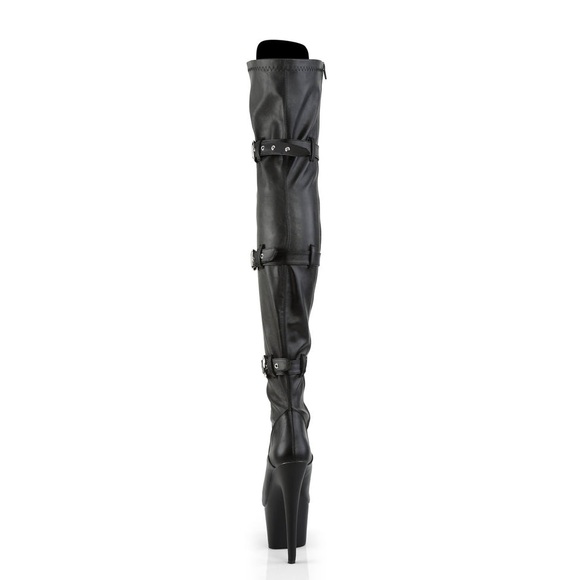 Pleaser | Shoes | New Pleaser Boots Adore 328 Vegan Leather Thigh High ...